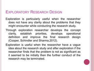 Understanding Exploratory Research Design | PPTX