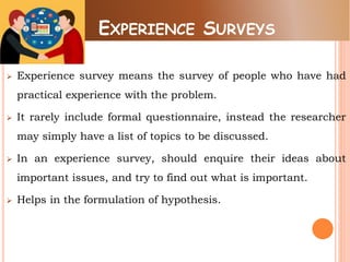 Exploratory Research Design | PPTX