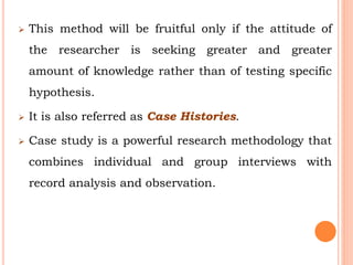 Exploratory Research Design | PPTX