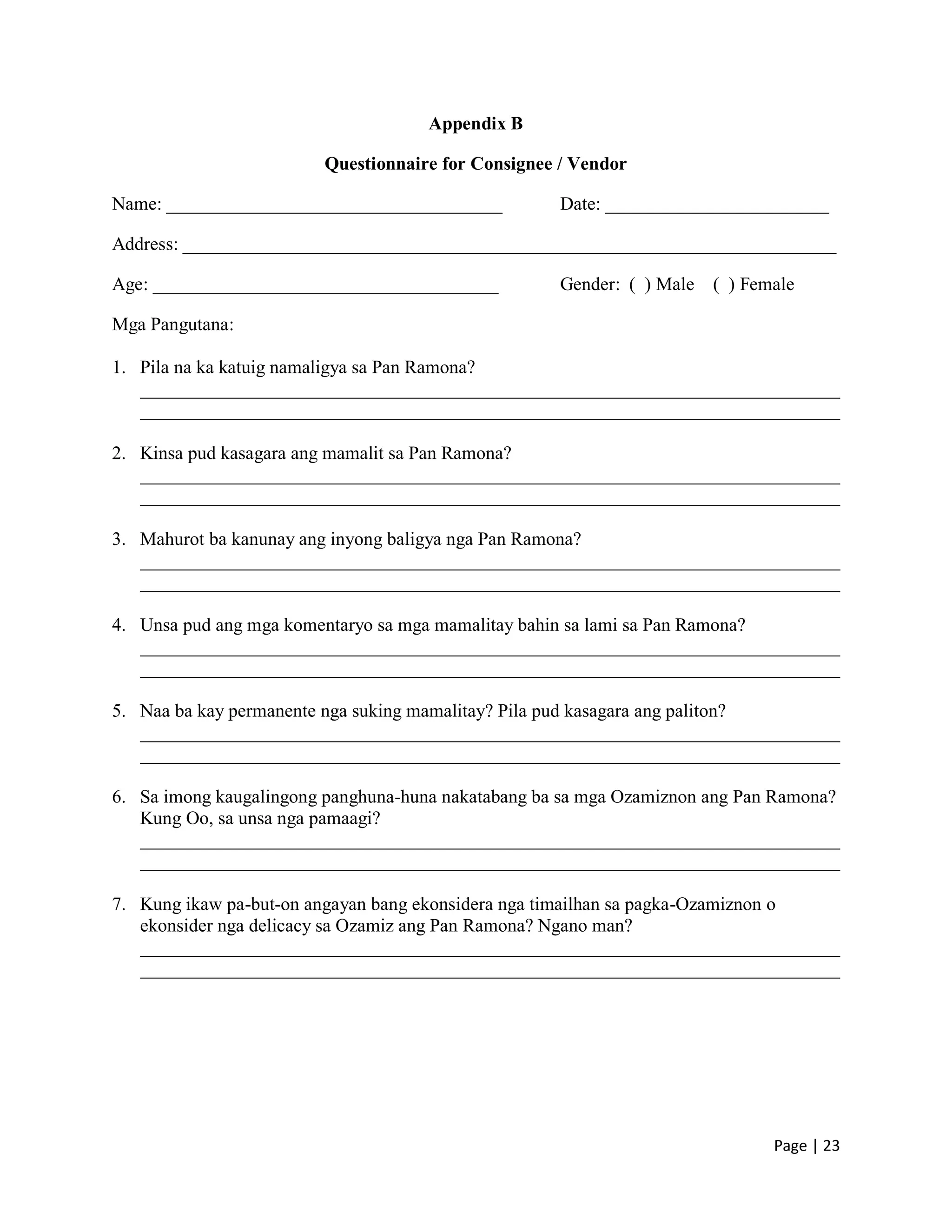 PAN RAMONA: A CULTURAL ICON FOR OZAMIZNON (Content) | PDF