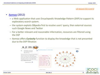 A Survey of Exploratory Search Systems Based on LOD Resources | PPTX