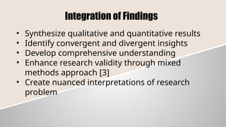 Exploratory Sequential Mix method type of research | PPTX