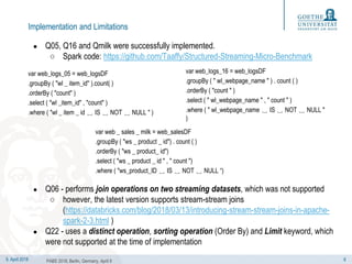 Exploratory Analysis of Spark Structured Streaming | PPT