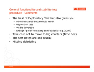 Exploratory test | PPT