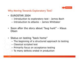 Exploratory test | PPT