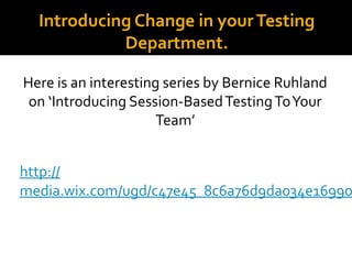 Exploratory testing | PPT