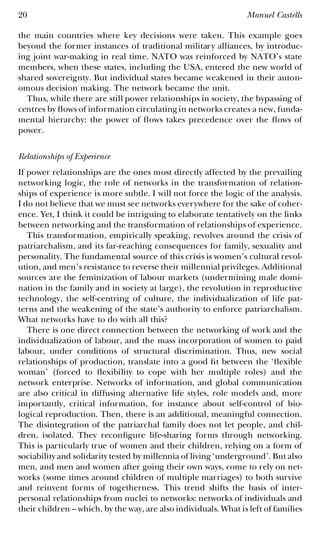 Exploratory theory network_society_castells | PDF