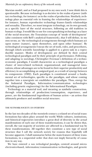 Exploratory theory network_society_castells | PDF