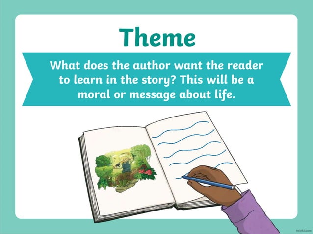 Explore the Story elements and Theme of a story | PPTX