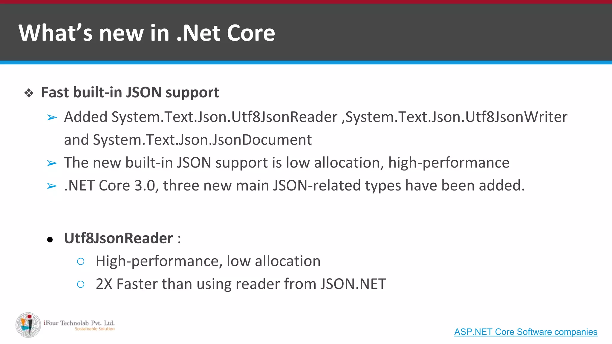 Explore asp.net core 3.0 features | PPT