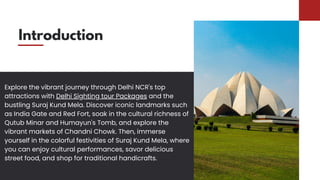 Explore Delhi NCR Attraction and Suraj Kund Mela this February | PDF
