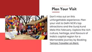 Explore Delhi NCR Attraction and Suraj Kund Mela this February | PDF