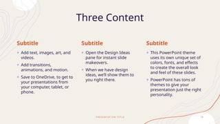 template presentation Explore design complete | PPT