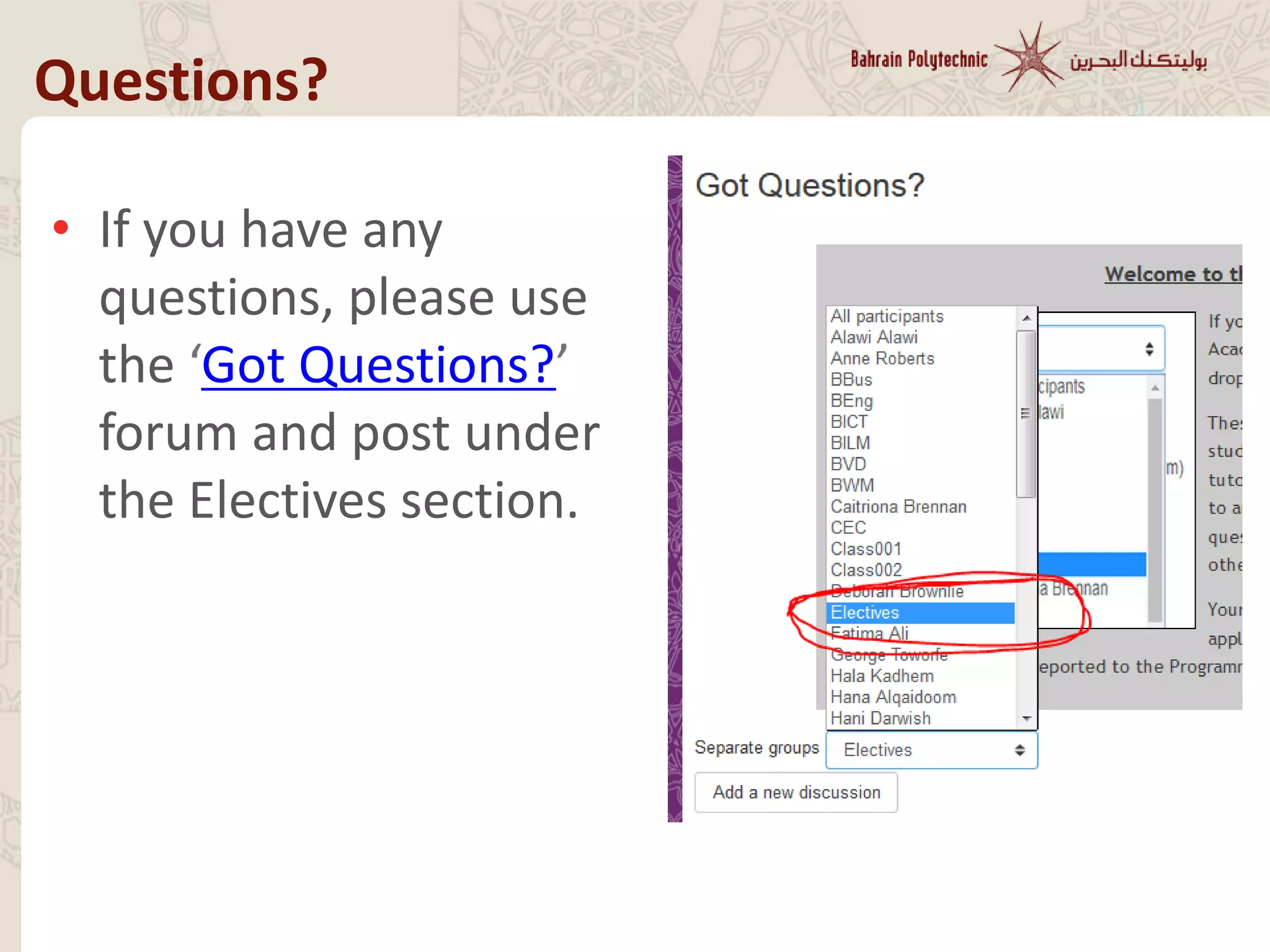 Explore Electives Presentation | PDF