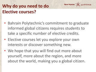 Explore Electives Presentation | PDF