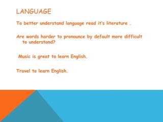 Explore English | PPTX