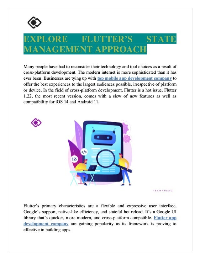 EXPLORE FLUTTER’S STATE MANAGEMENT APPROACH | PDF