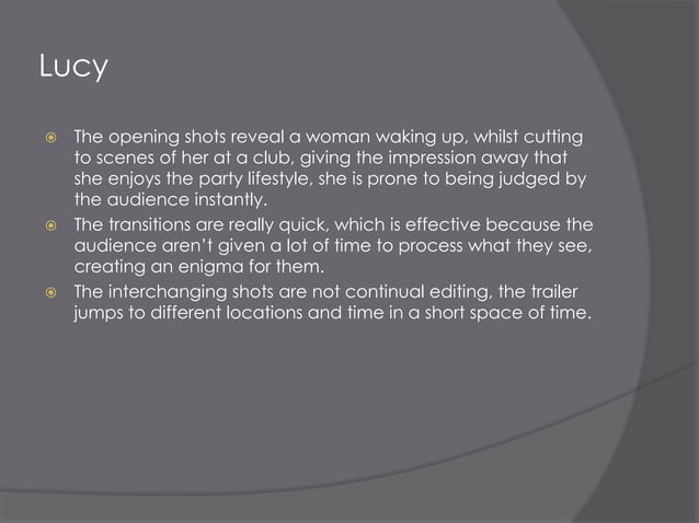 Structure and components of film trailers | PPT