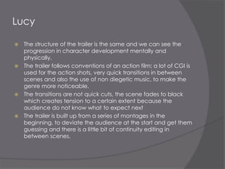 Structure and components of film trailers | PPTX