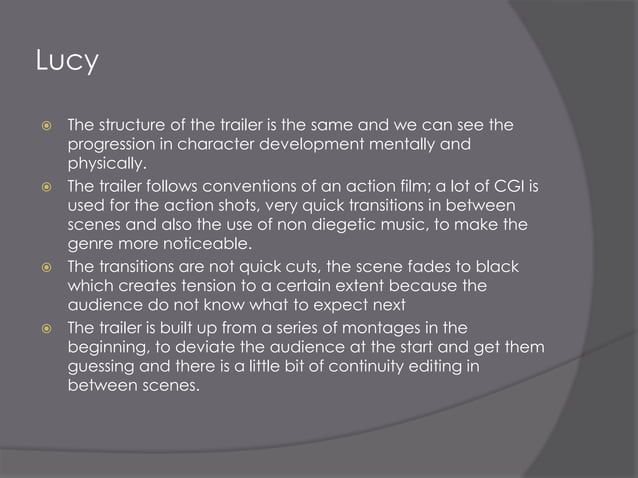 Structure and components of film trailers | PPT