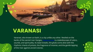 Explore India's Sacred Heartlands Ayodhya, Varanasi and Prayagraj | PPT