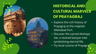 Explore India's Sacred Heartlands Ayodhya, Varanasi and Prayagraj | PPTX