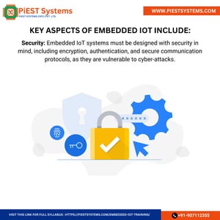 Discover the world of Embedded IoT with our comprehensive training program! | PDF