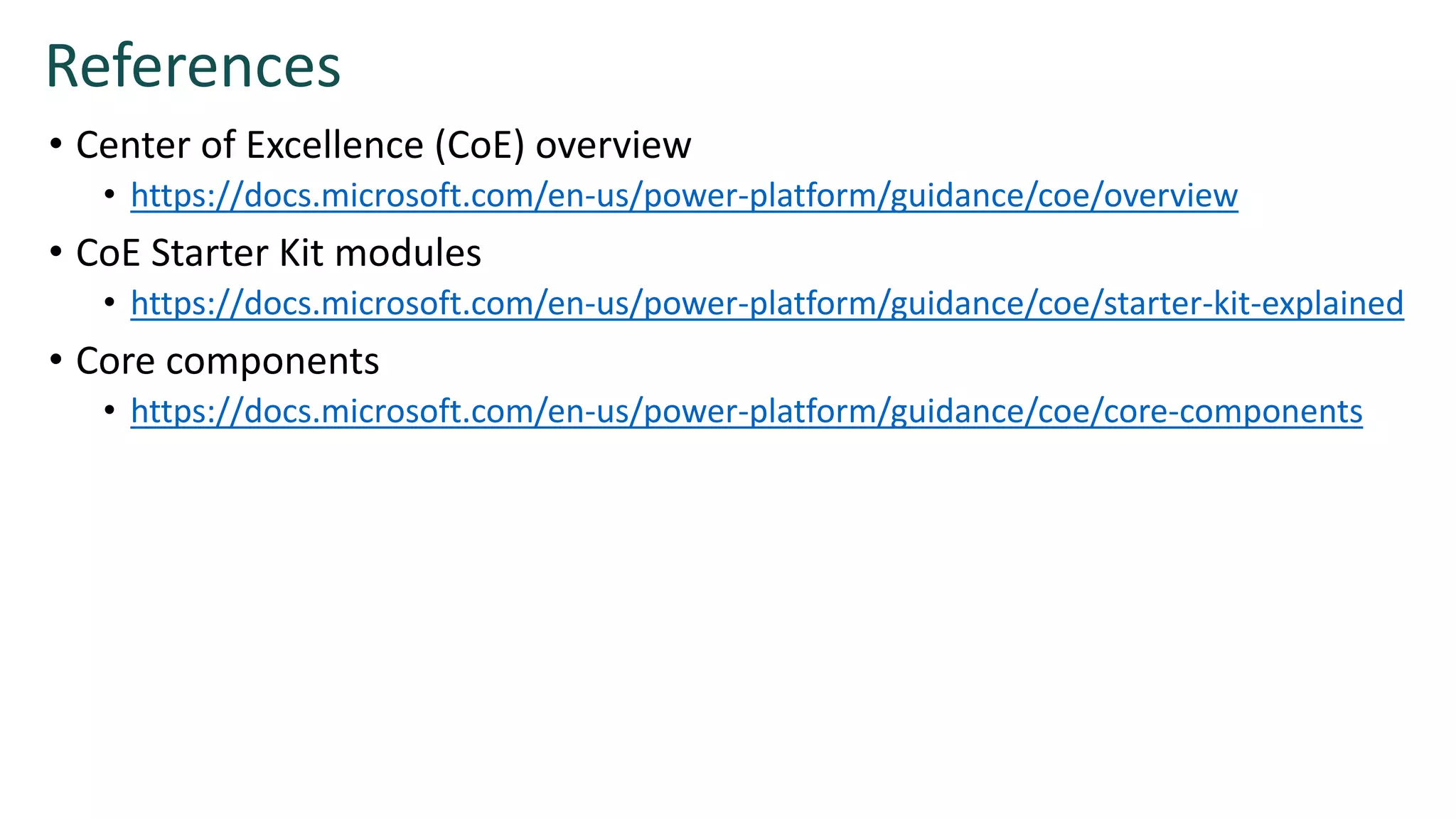 Explore Microsoft Power Platform Center of Excellence | PPTX