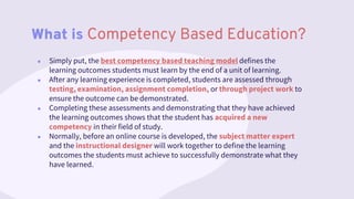 Explore More About Competency Based Teaching Model | PPTX