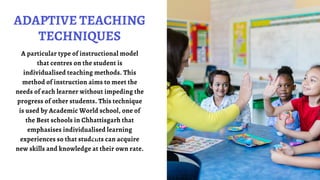 Explore new age learning formats with Best school in Chhattisgarh pdf.pdf