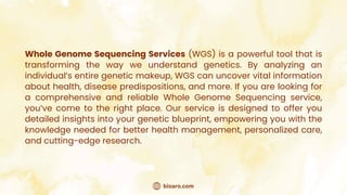 Explore Our Whole Genome Sequencing Service Today.pdf