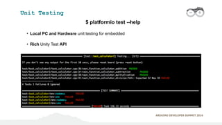 Explore the new development instruments for Arduino with PlatformIO ecosystem | PDF | Operating ...