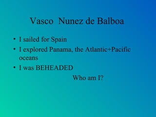 Explorer Who Am I | PPT