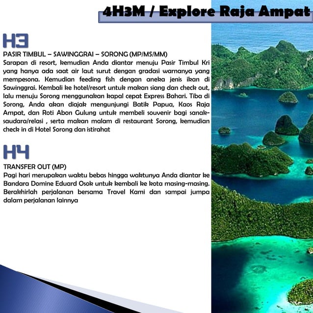 Explore raja ampat 2017 | PDF