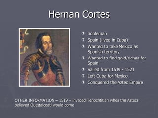 Explorer Biographies | PPT