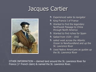 Explorer Biographies | PPT
