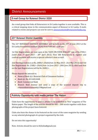 Explore Rotaract District 3220 - Issue 3 | PDF