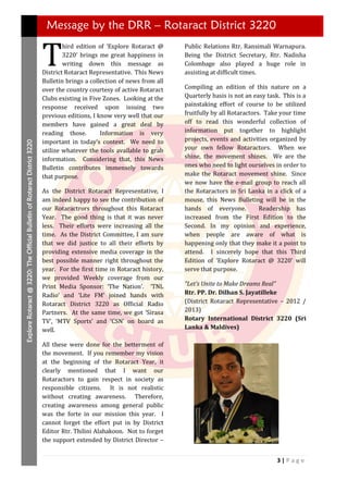Explore Rotaract District 3220 - Issue 3 | PDF