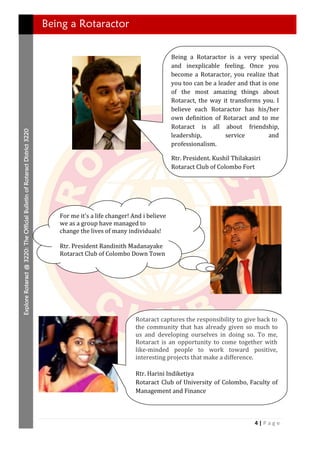 Explore Rotaract District 3220 - Issue 3 | PDF