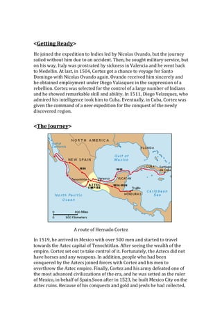 Explorer Report - Hernando Cortez | PDF