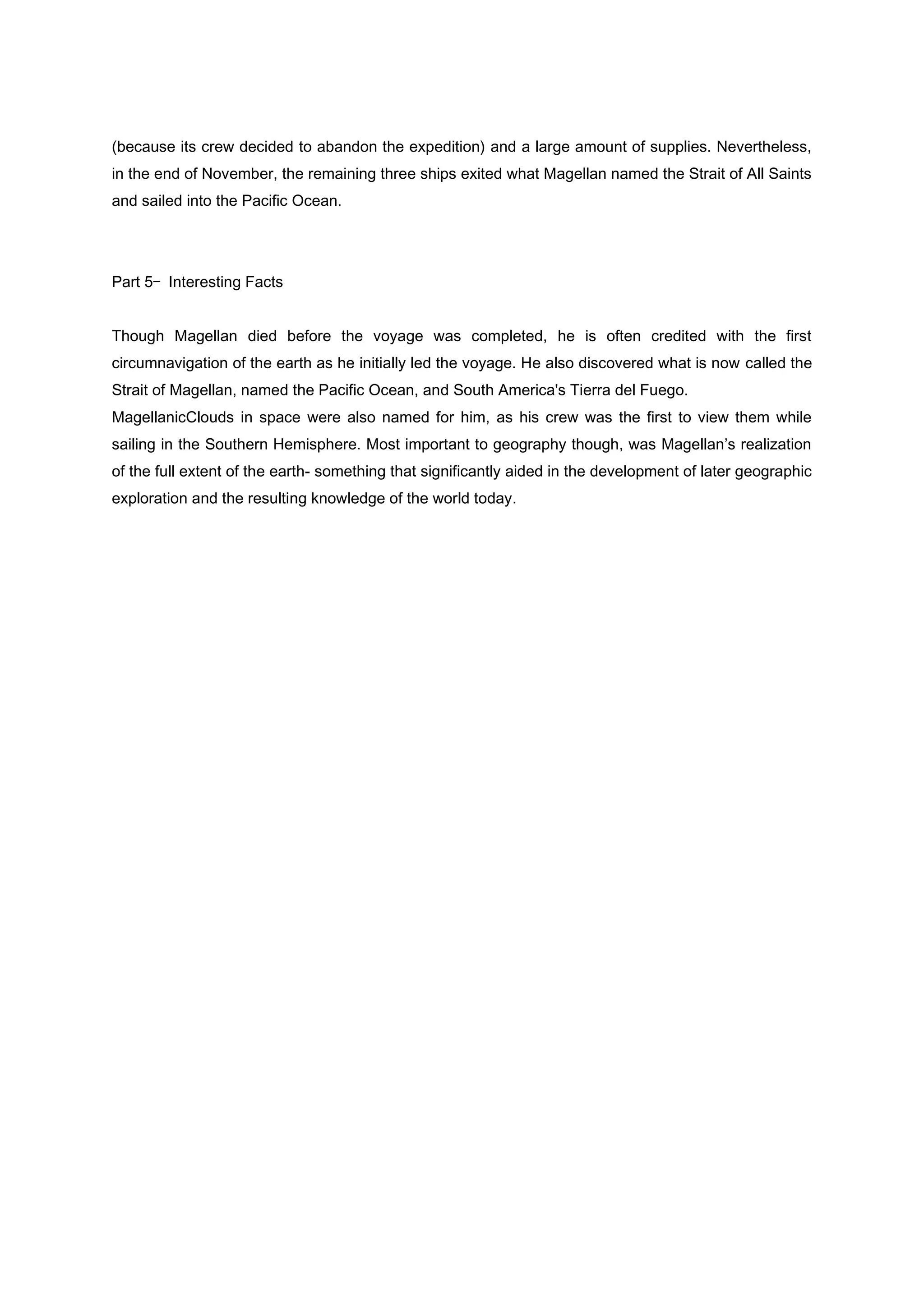 Explorer Report Magellan | DOCX