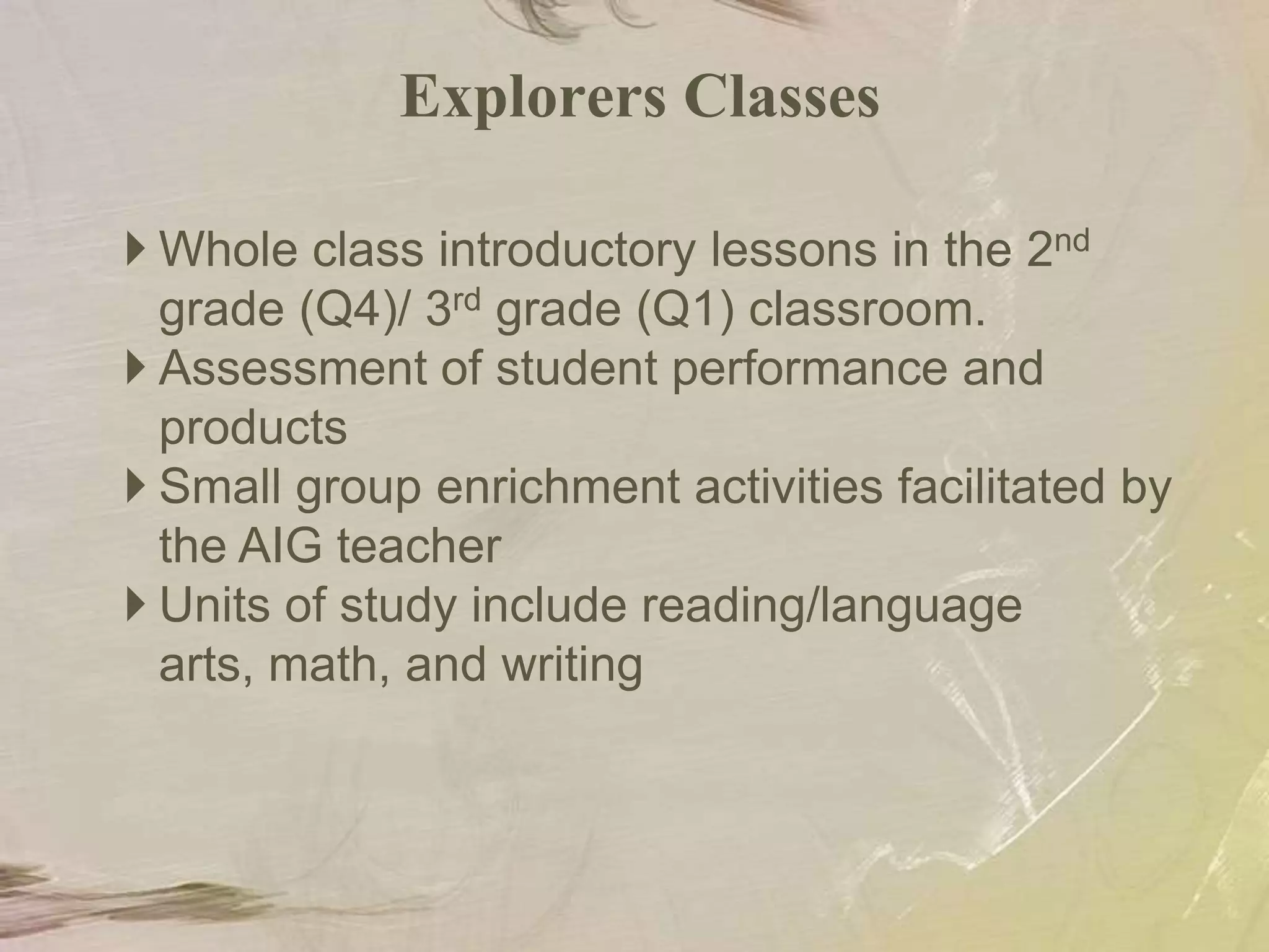 Explorers power point presentation | PPTX