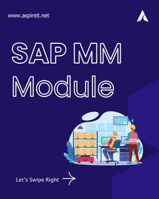 Explore everything about SAP Material Management Module | PDF