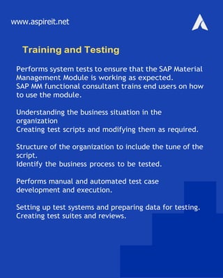 Explore everything about SAP Material Management Module | PDF