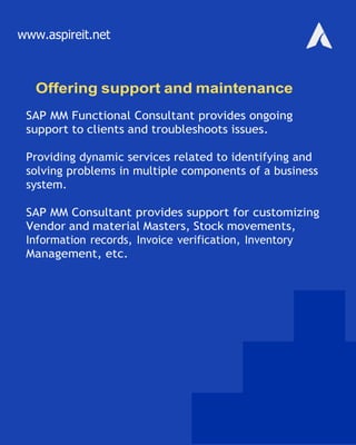 Explore everything about SAP Material Management Module | PDF