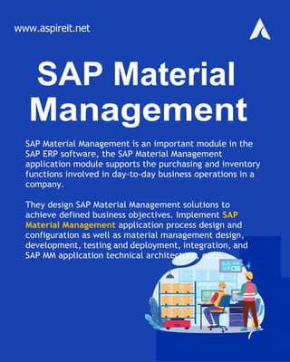 Explore everything about SAP Material Management Module | PDF