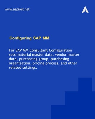 Explore everything about SAP Material Management Module | PDF