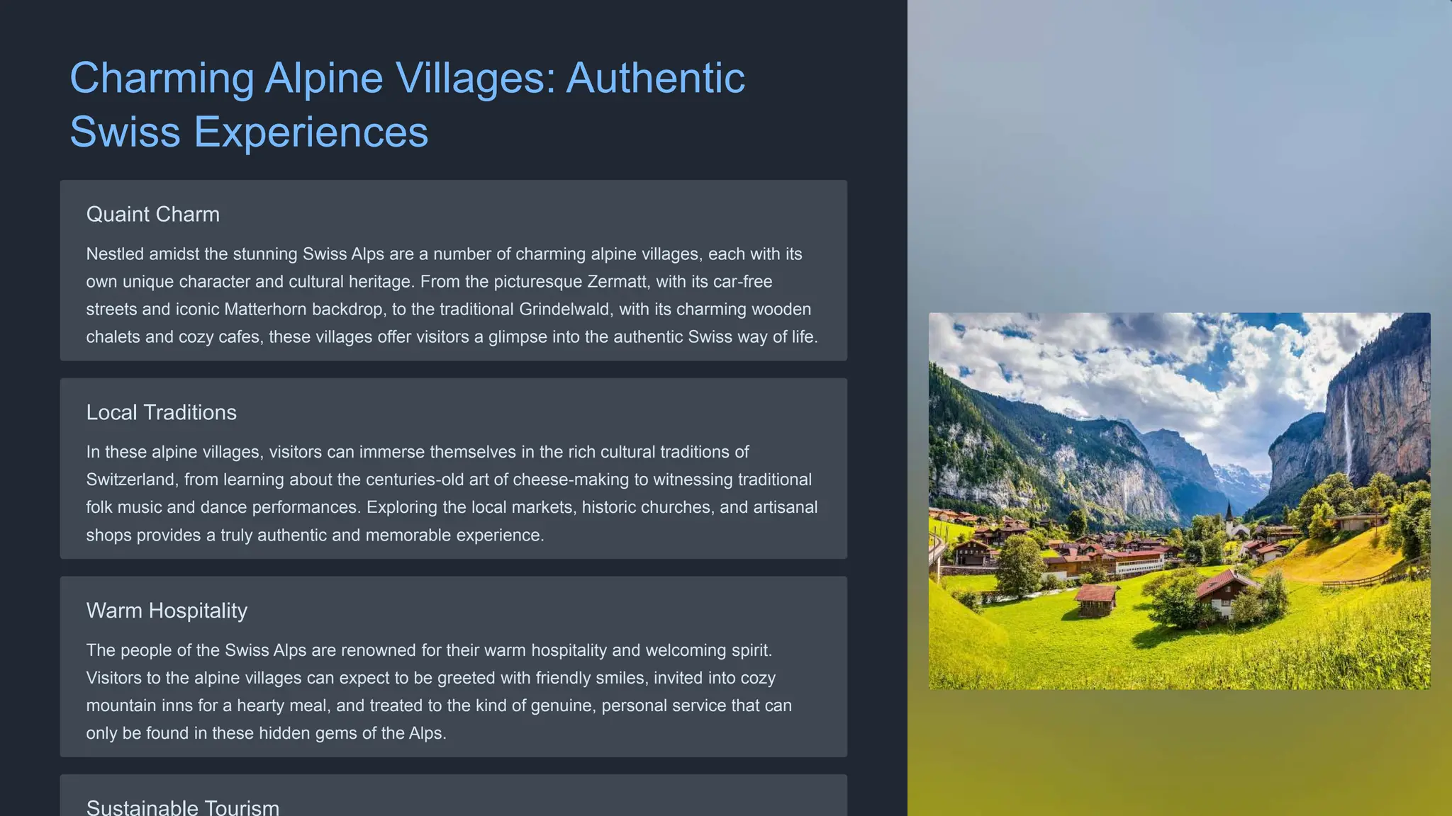 "Embracing the Beauty of Grindelwald First: A Year-Round Alpine ...