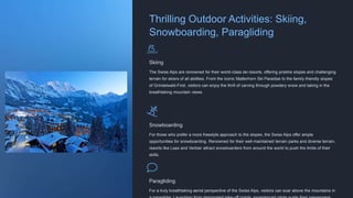 "Embracing the Beauty of Grindelwald First: A Year-Round Alpine ...