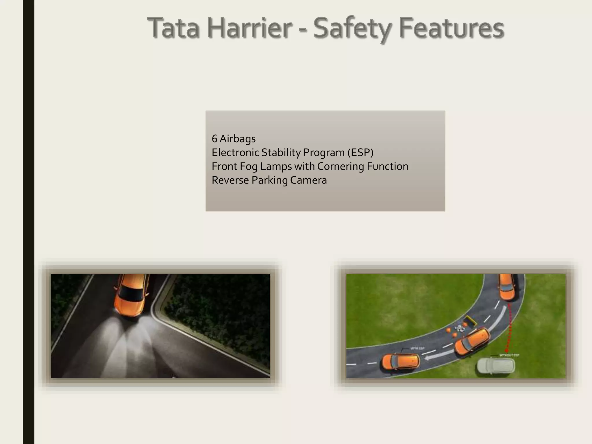 Explore Tata Harrier Features | PPTX